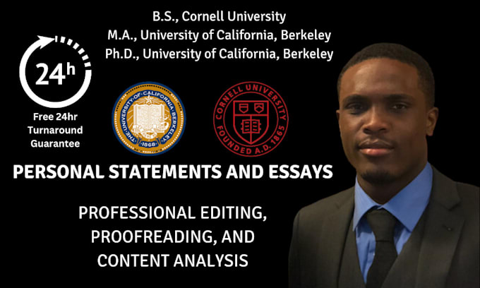 Heavily edit your personal statement, statement of purpose, or ...