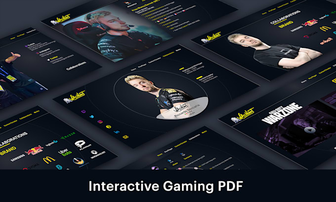 Design interactive pdf portfolio and pitch deck for your brand by Evergreen20 | Fiverr