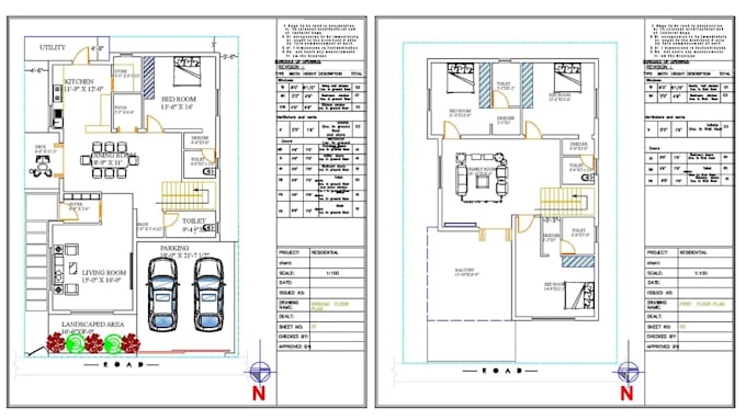 Design architectural and structural drawings in autocad 2d by ...