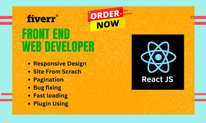 Be your react front end responsive web developer by Jawad_mahi2022 | Fiverr