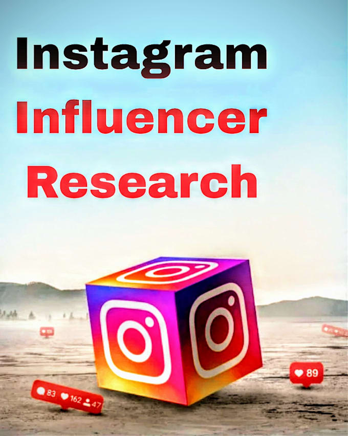 Find best instagram influencer research list for your niche by Wajahat_raja | Fiverr