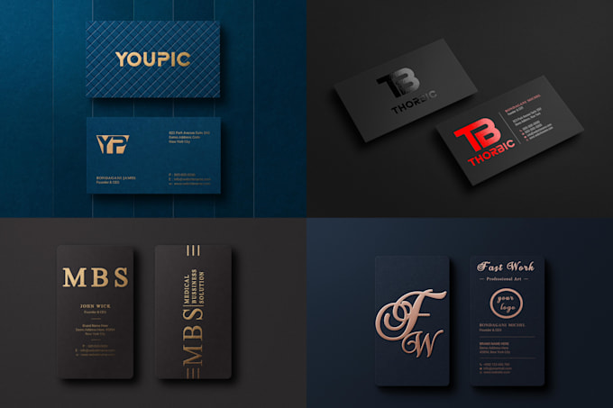 Create a luxury professional business card by Wailtuto | Fiverr