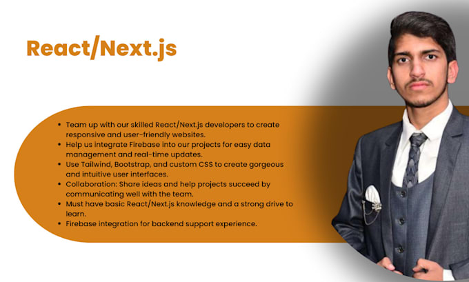 Develop your website using reactjs nextjs firebase any css library by ... Develop your website using reactjs nextjs firebase any css library by ...
