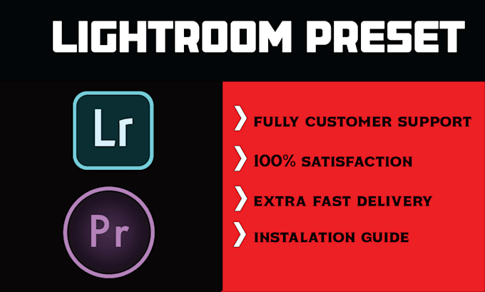 Create a custom lightroom preset pack or luts preset pack for desktop ...