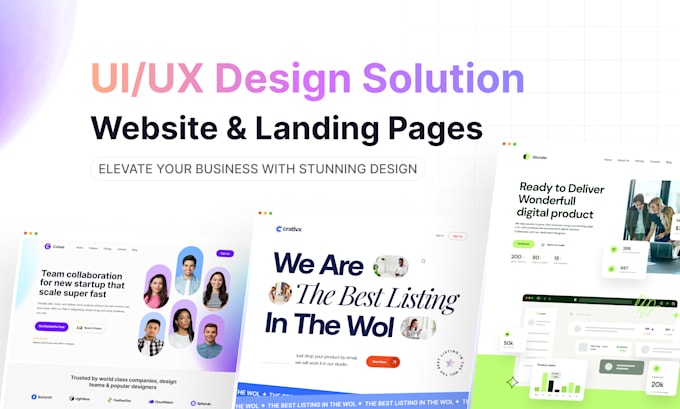 Craft figma ui ux design for website and landing page design by Sharzil ...