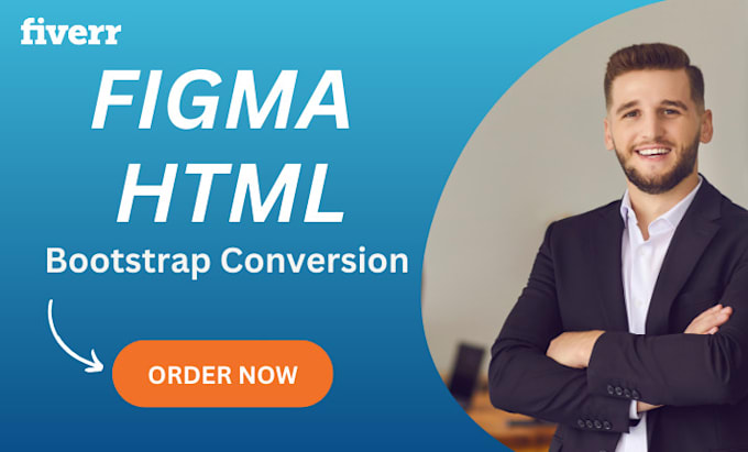 Convert figma to html, xd to html, ai to html, psd to html, bootstrap conversion by ...