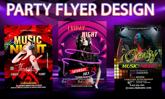 Design flyer design,party flyer, event flyer, business flyer by ...