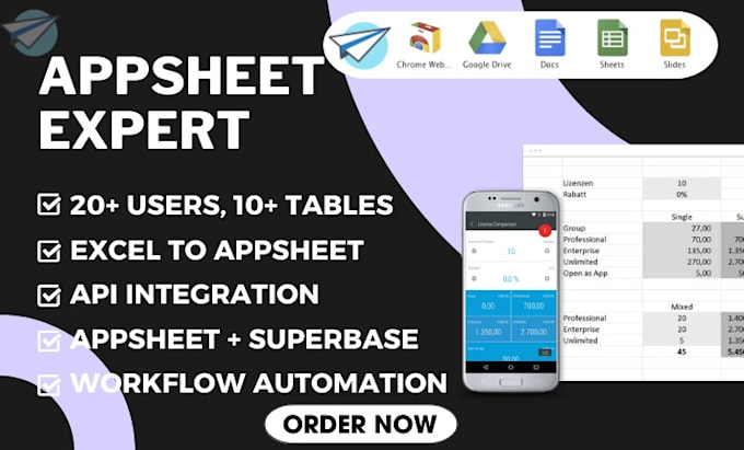 Build convert google sheets to webapp using appsheet flutterflow glide ... Build convert google sheets to webapp using appsheet flutterflow glide ...