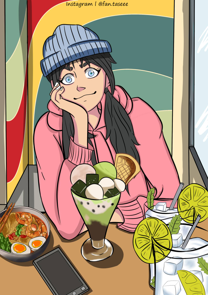 Draw cute character or fanart by Fantaseee | Fiverr Draw cute character or fanart by Fantaseee | Fiverr