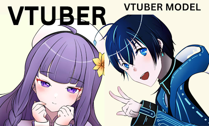2d vtuber model, 3d vtuber model, chibi vtuber furry vtuber, live2d ...