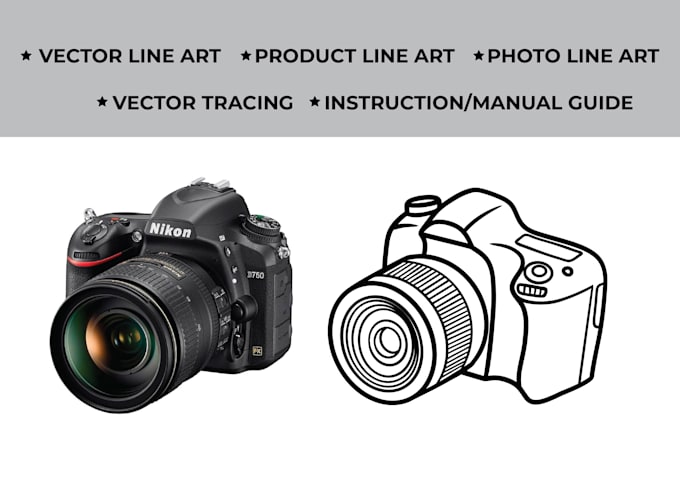 Draw a detailed vector line art of any image by Peananapple | Fiverr