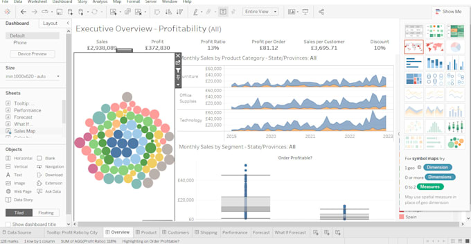 Use tableau to create reports and dashboards by Phinehas_wan | Fiverr