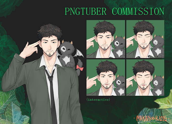 Draw you a pngtuber avatar for stream by Leonmakanorang | Fiverr