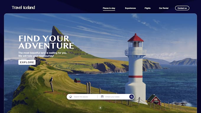 Stunning ui design and ux design, ui ux for your website by ...