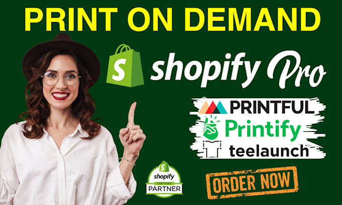 Create a premium print on demand shopify store, pod store, or shopify website by Phoebe_johnson ...