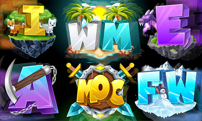 Design server icon or a logo for your minecraft server by Zaahmad183 ...