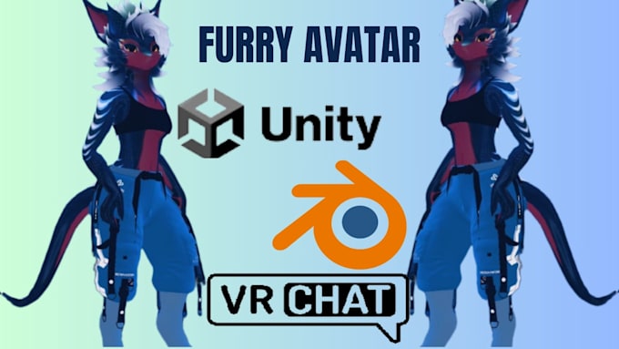 Create 3d vrchat avatar, furry avatar, vrchat, vrc, nsfw, fursona avatar
