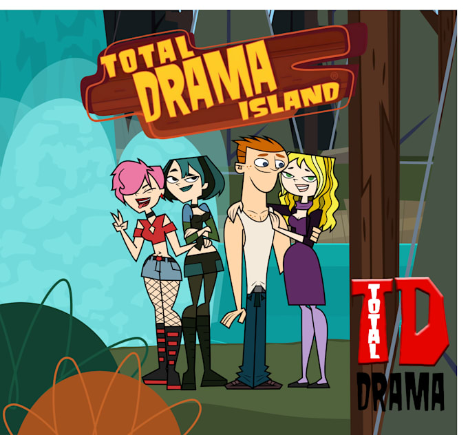 Draw Total Drama Island Characters Ocs Interacting By Lianaz Fiverr