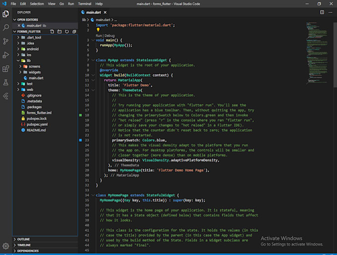 Develop flutter app data base and design by Flutter_king56 | Fiverr