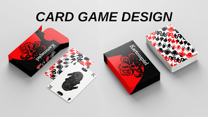 Design your card game board game card game art tcg tarot card rulebook ...