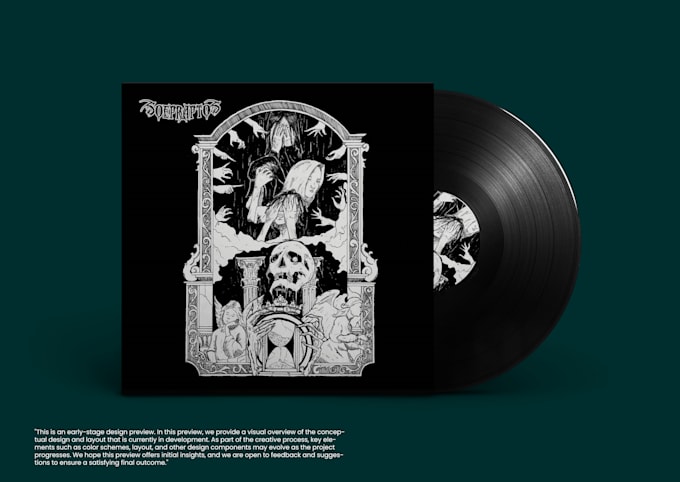 Design artwork metal, punkrock, hardcore band album cover by ...