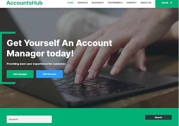 Create a unique website using html, css and js by Elanatech | Fiverr