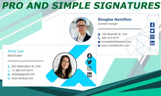 Make email signature html, clickable html email signature by ... Make email signature html, clickable html email signature by ...