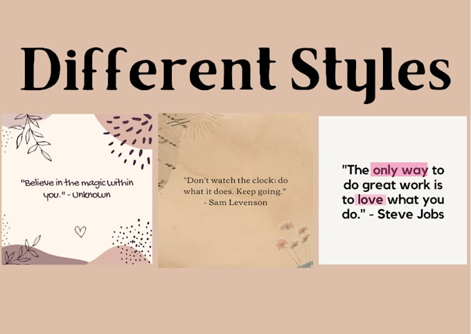 Make motivational quotes for instagram by Inspiresky | Fiverr