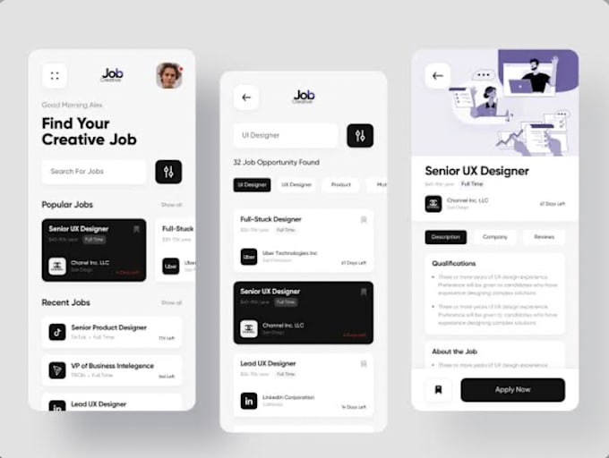 Entwicklung einer rekrutierungs-website, einer jobbörse und einer app ...