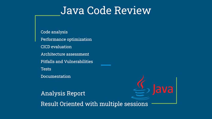 Review your java code and report audit issues to improve and guide by ...