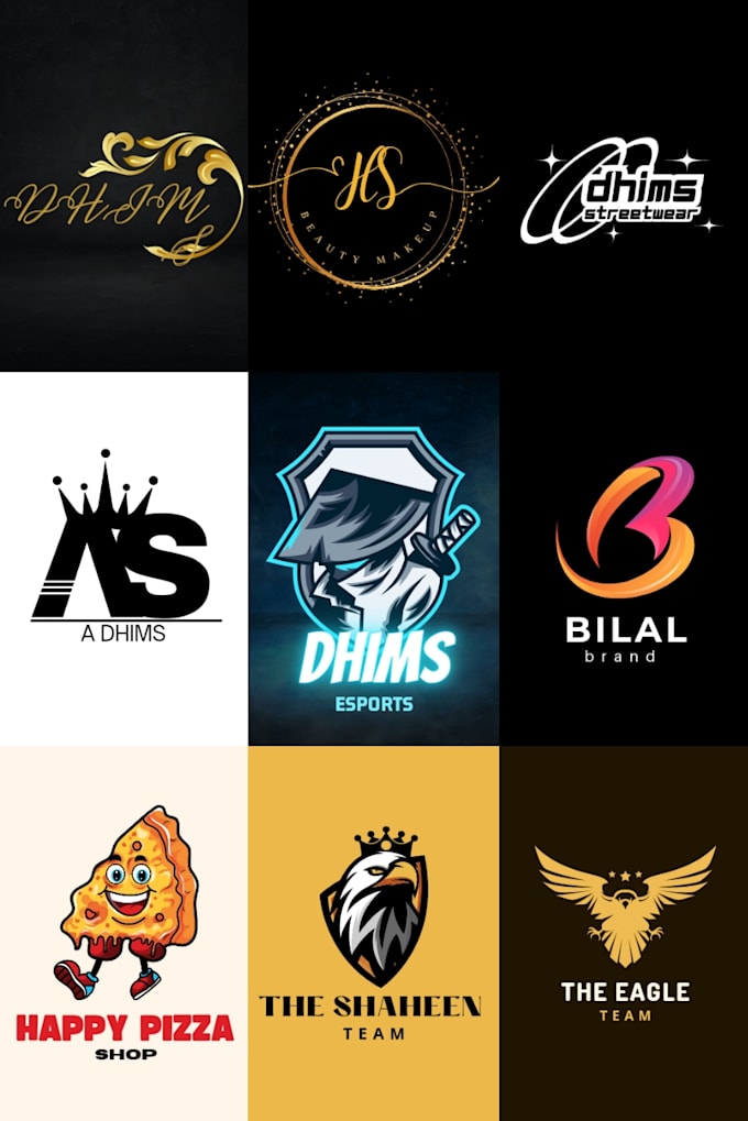 Create modern flat minimalist company and 3d business logo design by ...