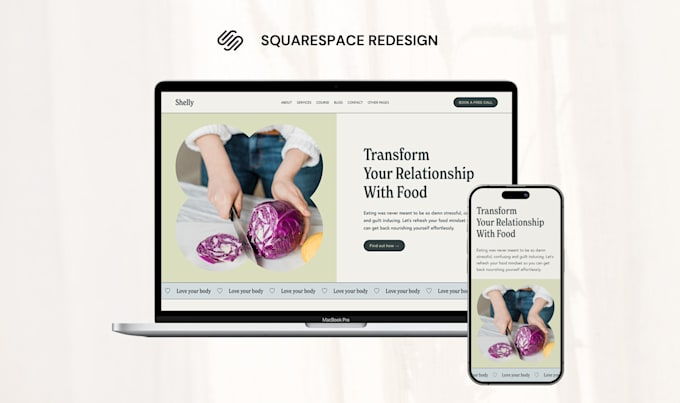 Redesign your squarespace website by Mairoman | Fiverr