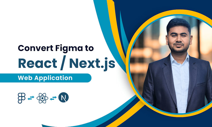 Convert figma design to responsive react website, figma to next js by Suhag_alamin | Fiverr