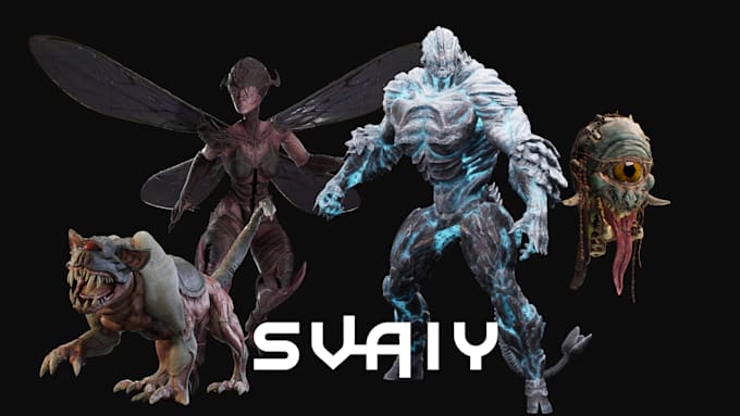 Create aaa creature characters for you by Vadym_lorens | Fiverr