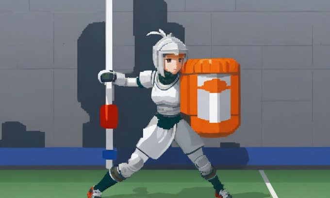 2d pixel art character spritesheet, pixel art character, game asset ...