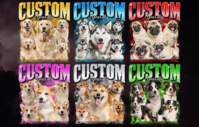 Design a bootleg vintage custom pet portrait for your tee by Ngockhanhb ...