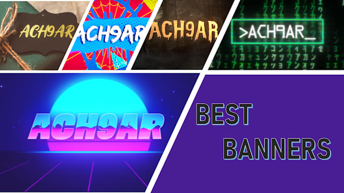 Design discord banner animated for your server or profile by Ach9ar ...