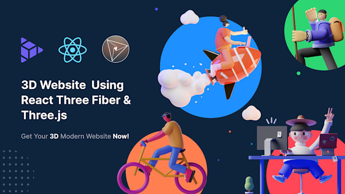 Build a 3d website with threejs and react by Wallodevelopers | Fiverr