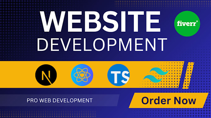 Build Next Js React Js Typescript Javascript Tailwind Css Website