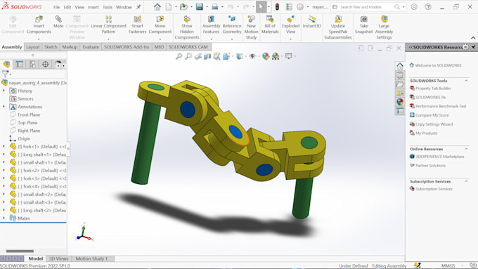 Design your vision in solidworks by Nayan_pareek | Fiverr