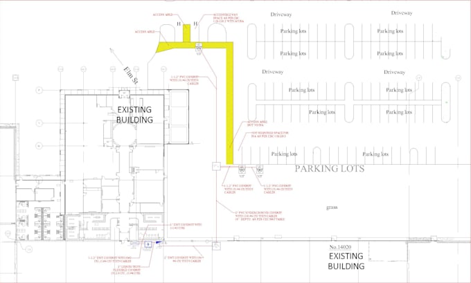 Design ev charging station plan, sld , panel schedule, site plan, load ...