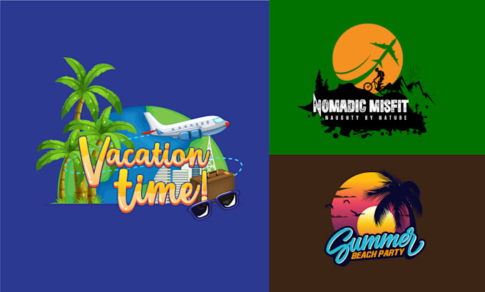 Design vacation tourism travel agency logo by Azom3400 | Fiverr