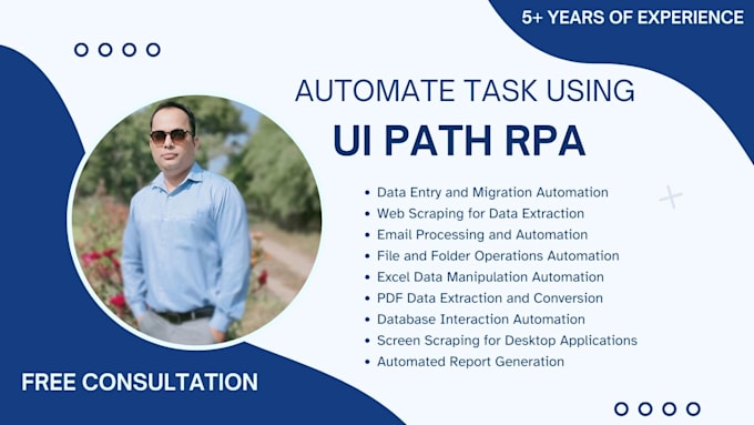 Create a uipath bot for web scraping, data extraction, and automation by Nishantgunwant | Fiverr