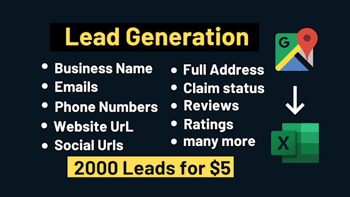 Expertly scrape, google maps scraper, b2b leads pull for you,b2b data extraction by Rafay985 ...