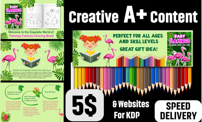 Design a plus content for all types of amazon kdp book for self ...