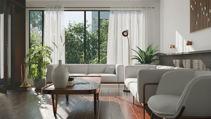 Create photorealistic interior visualizations by Sajidahnaf09 | Fiverr