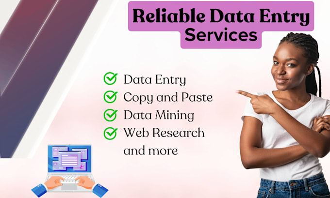 Do excellent data entry, web research and more by Ask_ayana | Fiverr