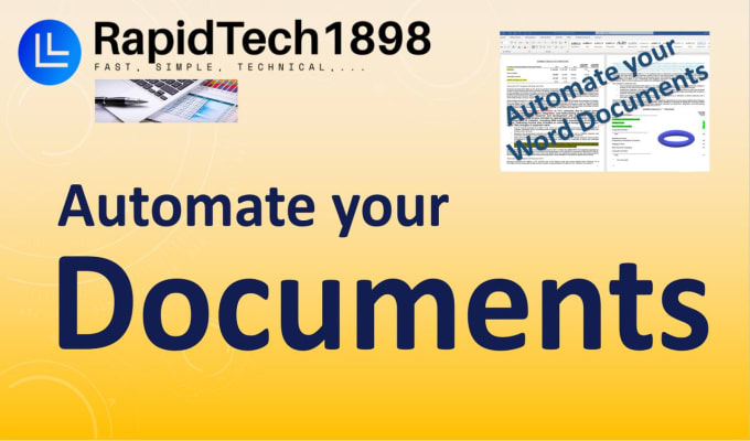 Automate your documents with python scripts by Rapidtech1898v2 | Fiverr