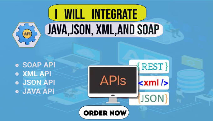 Integrate Rest Json Xml And Soap Api In Java Or Any Kind Of Web Api By Maxtabweb Fiverr