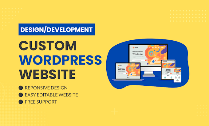 Do custom wordpress website design and web development by Shahriar_webdev | Fiverr